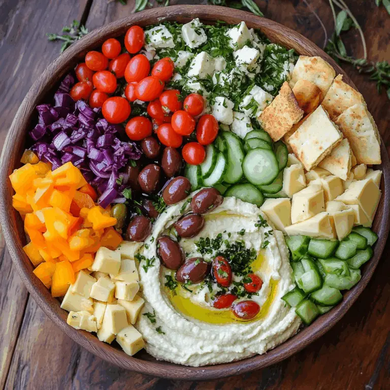 Greek Hummus Platter Recipe