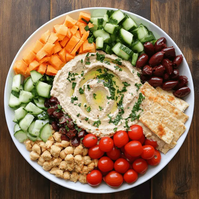 Greek Hummus Platter Recipe