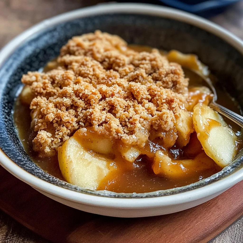 Toffee Apple Crumble